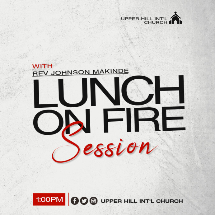 Copy of Lunch hour session | PosterMyWall