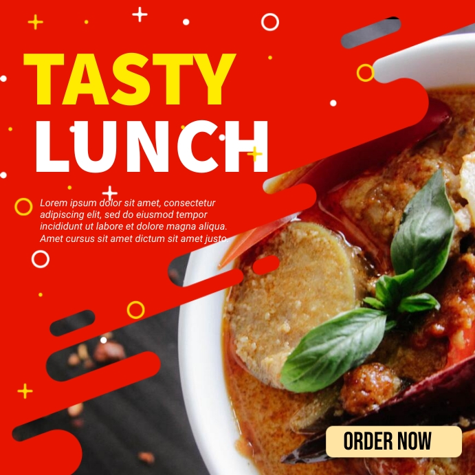 Copy of Lunch Menu Food | PosterMyWall