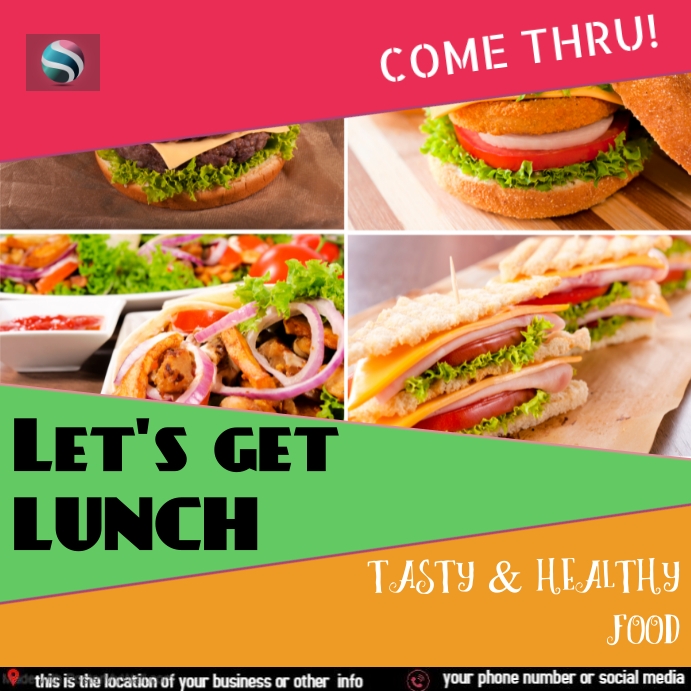 Copy of Lunch poster | PosterMyWall