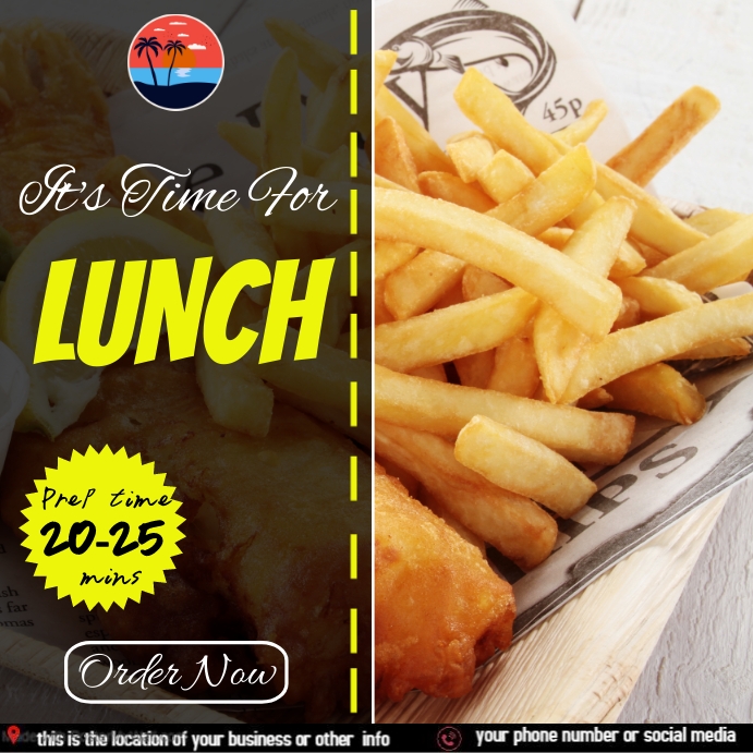 Lunch poster Template | PosterMyWall