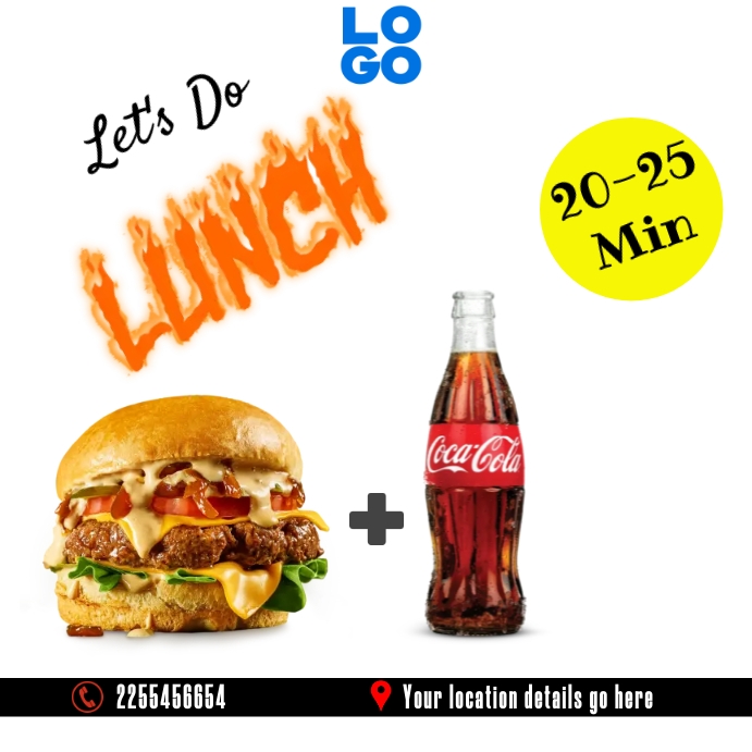 Lunch poster Template | PosterMyWall