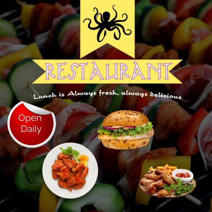 Lunch poster Template | PosterMyWall