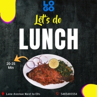 Lunch poster Template | PosterMyWall