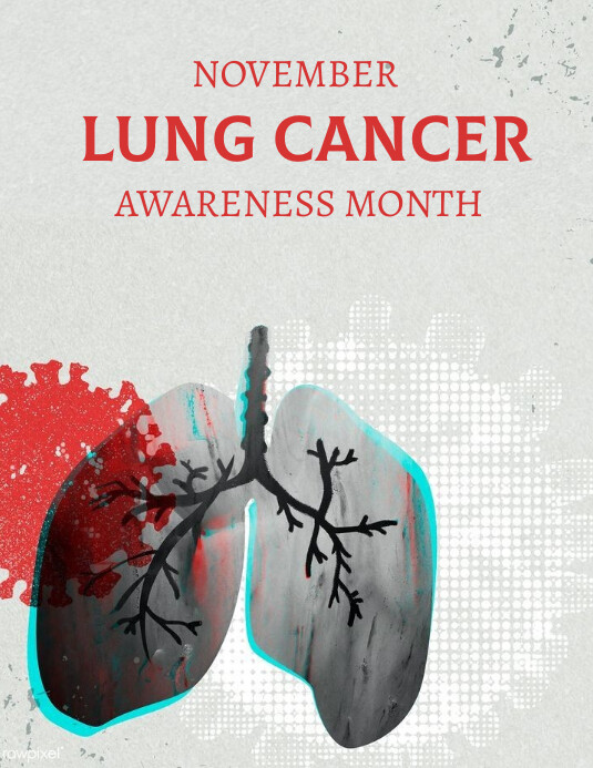 Lung cancer awareness Template | PosterMyWall