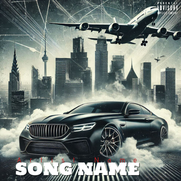 Lurcury Car Mixtape cover Album cover Template | PosterMyWall