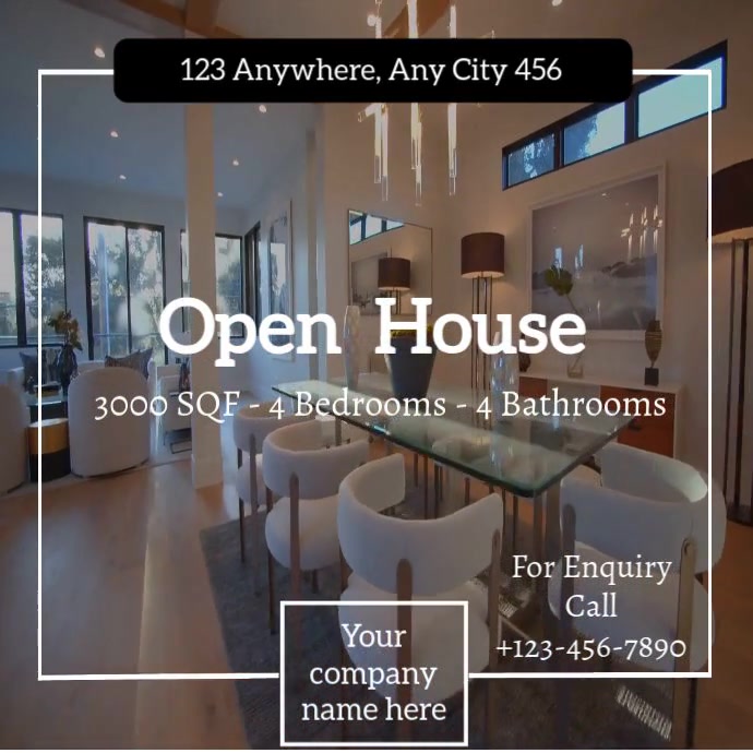 Copy of Luxurious Modern House Listing Instagram post | PosterMyWall