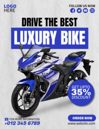 Motor Bike Ads Template | PosterMyWall