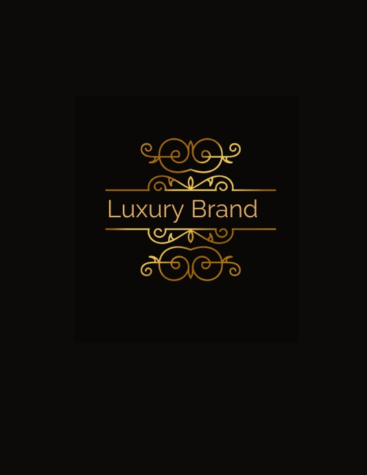 Luxury Brand Logo flayer Template | PosterMyWall