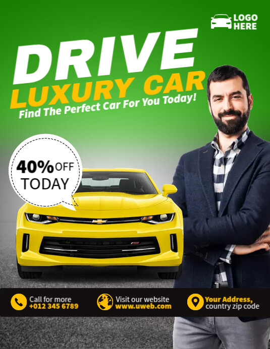 Plantilla de Luxury Car Ads | PosterMyWall