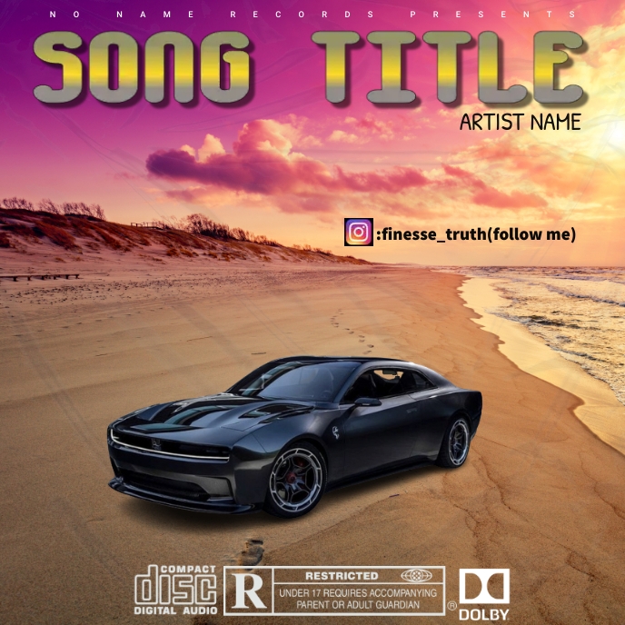 Copy of Car album cover template by finesse truth | PosterMyWall