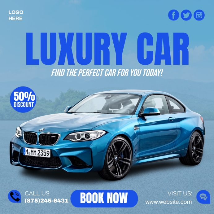 Luxury Car Discount Template | PosterMyWall