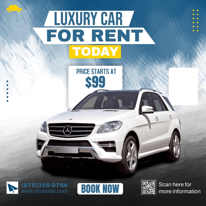 Copy of Luxury Car For Rent | PosterMyWall