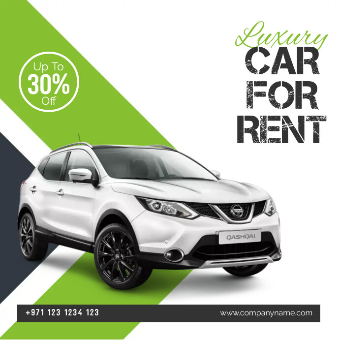 Luxury Car Rental Template | PosterMyWall