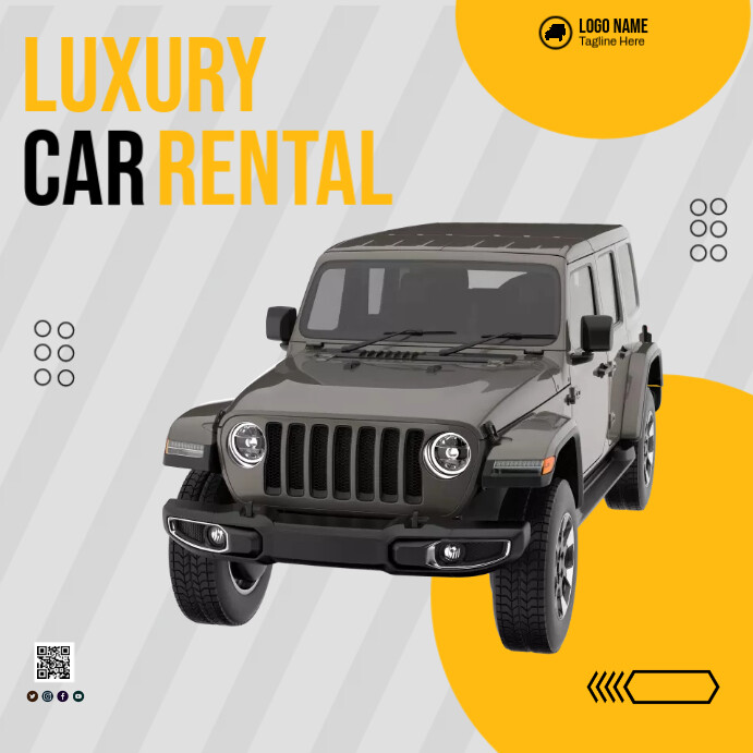 Luxury Car Rental Template | PosterMyWall