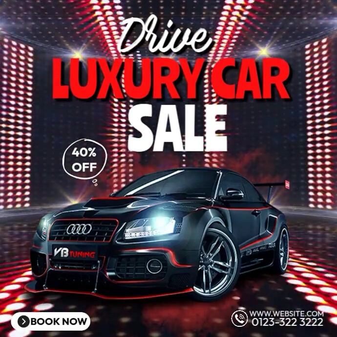 Luxury Car Sale Template | PosterMyWall