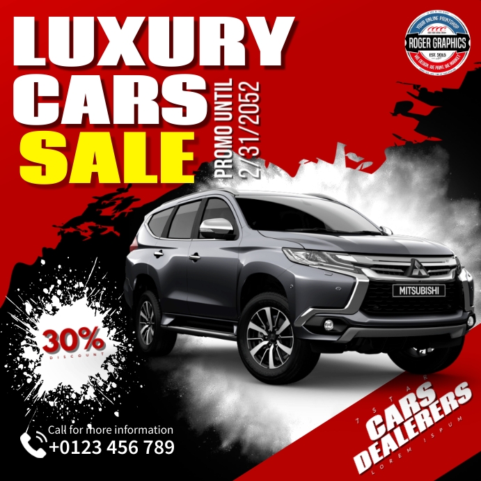 Luxury Car Sale Template | PosterMyWall