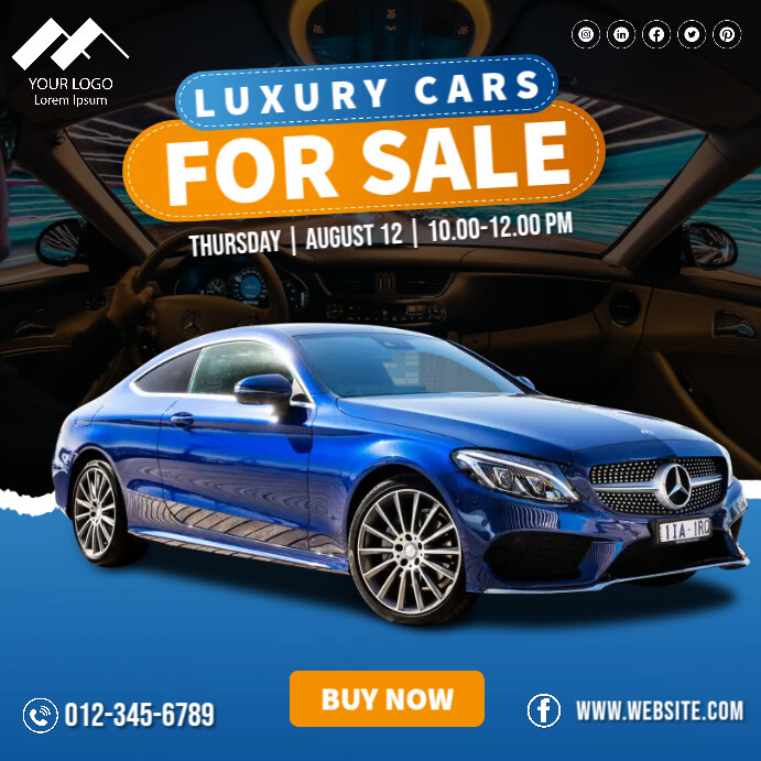Luxury Car Sale Template | PosterMyWall