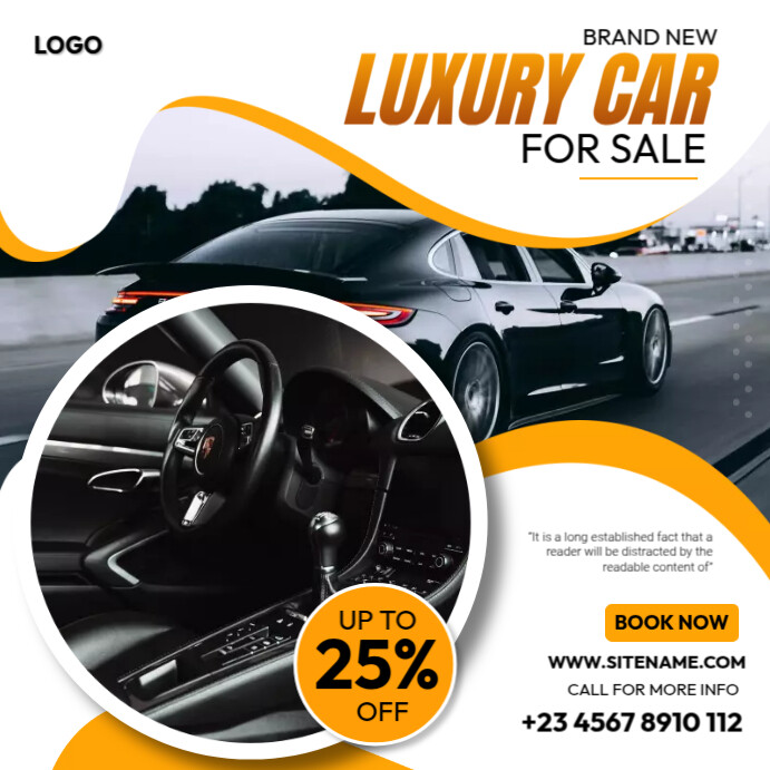 Luxury Car Template | PosterMyWall