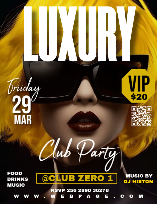 luxury club night party Template | PosterMyWall
