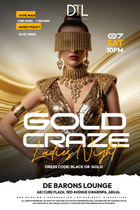 Luxury Club Poster Template | PosterMyWall