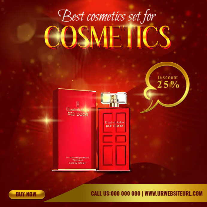 Luxury Cosmetcs Ads Template | PosterMyWall