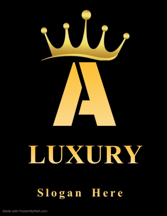 Luxury Crown Logo Template | PosterMyWall