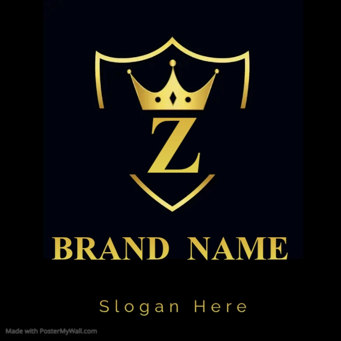 Luxury Crown Logo Template | PosterMyWall