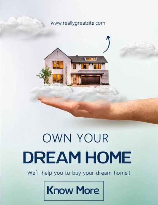 Luxury Dream Home Flayer template | PosterMyWall