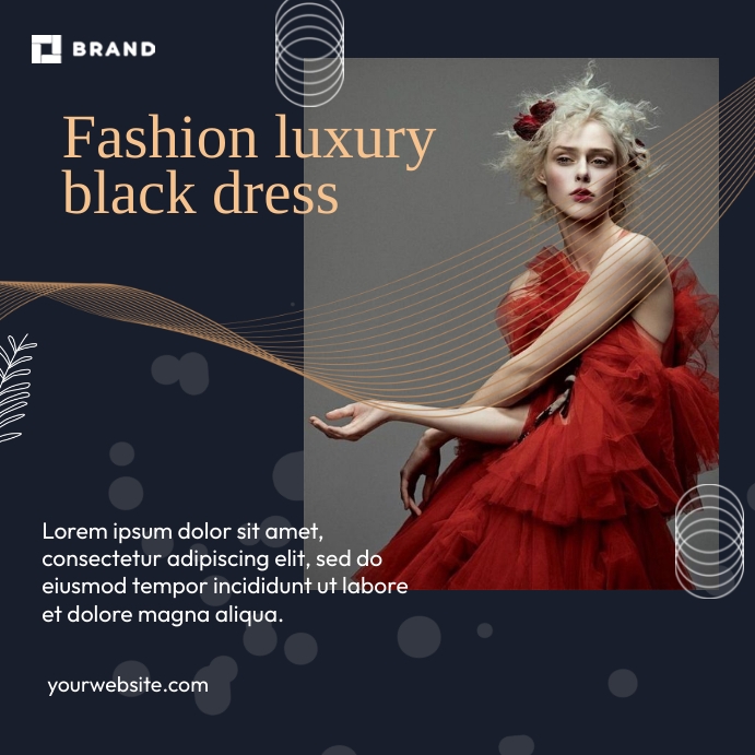 Copy of Luxury Dress Ads | PosterMyWall