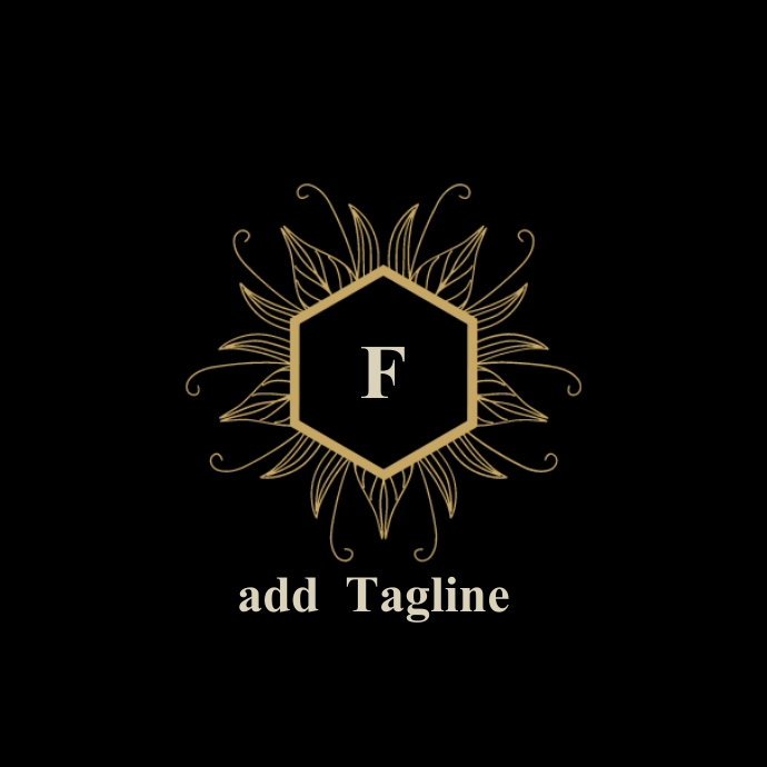Luxury F logo Template | PosterMyWall