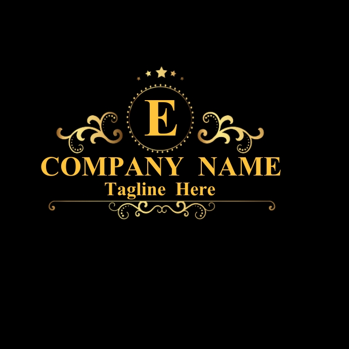 luxury e logo Template | PosterMyWall