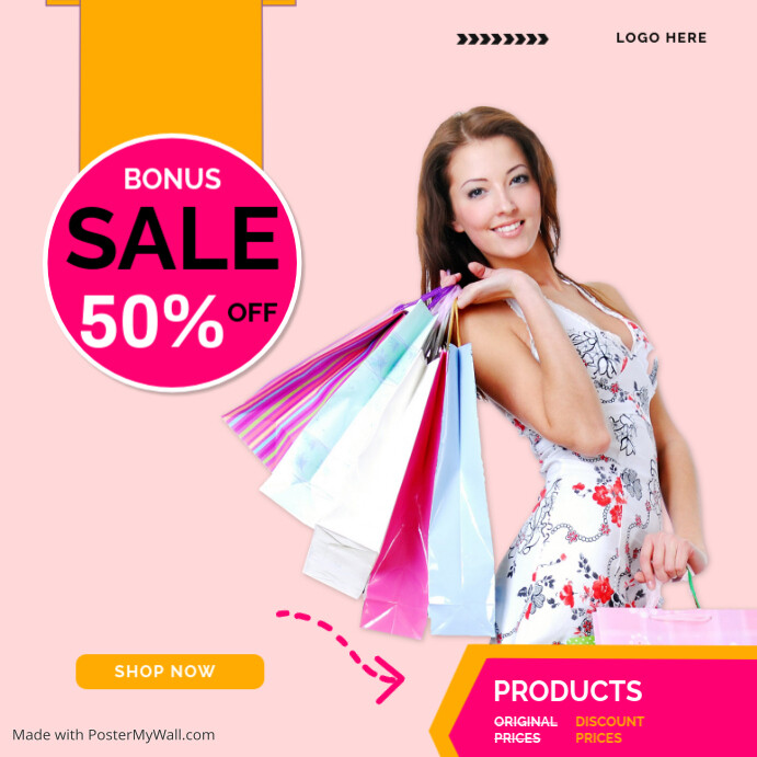 Luxury Fashion Sale Announcement Design Template | PosterMyWall