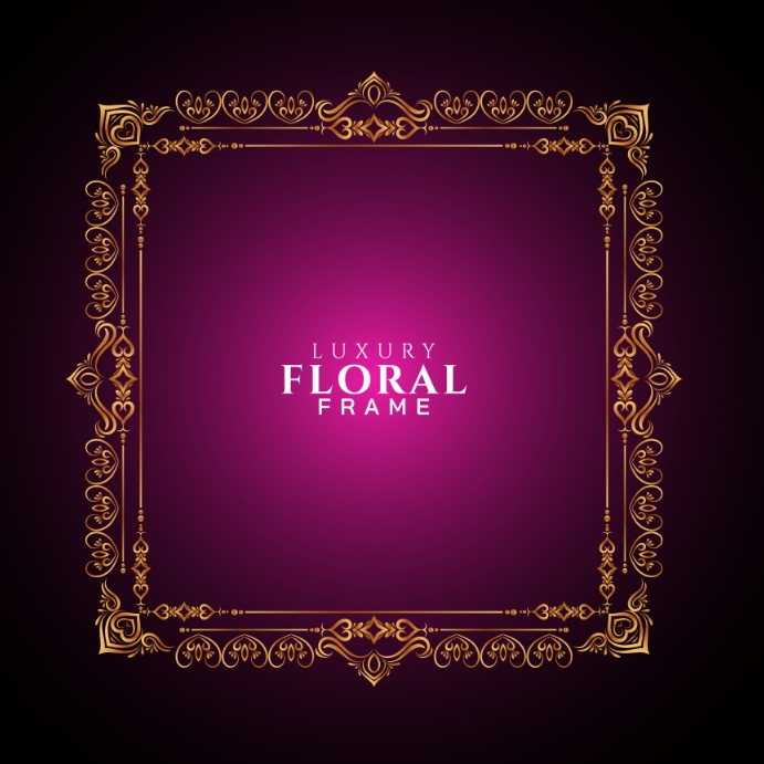 Luxury frame design flyer Template | PosterMyWall