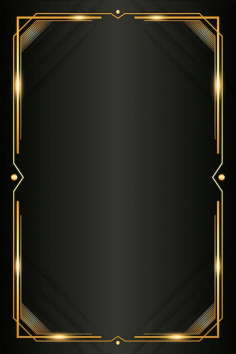 Copy of Luxury gold frame design | PosterMyWall