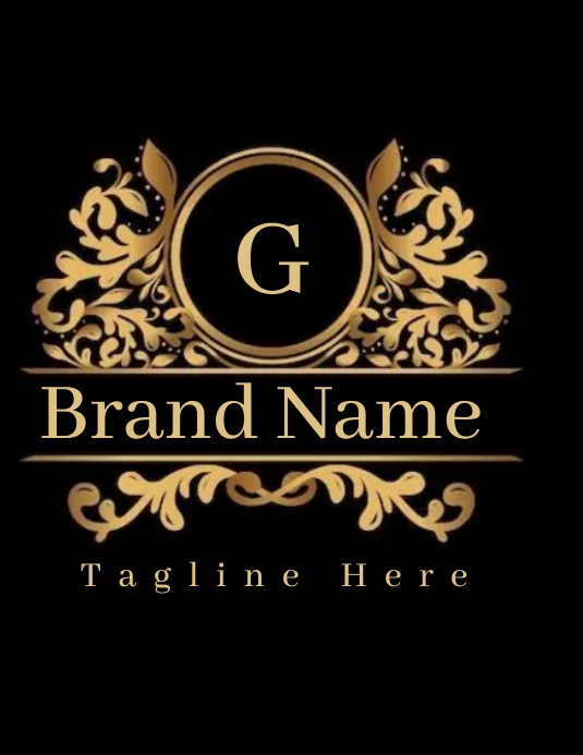 Luxury gold logo Template | PosterMyWall