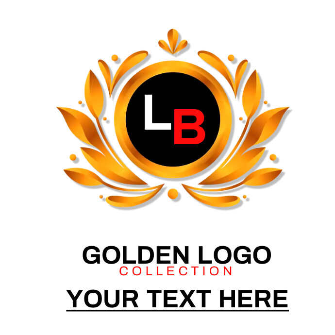 LUXURY GOLDEN LOGO Template | PosterMyWall