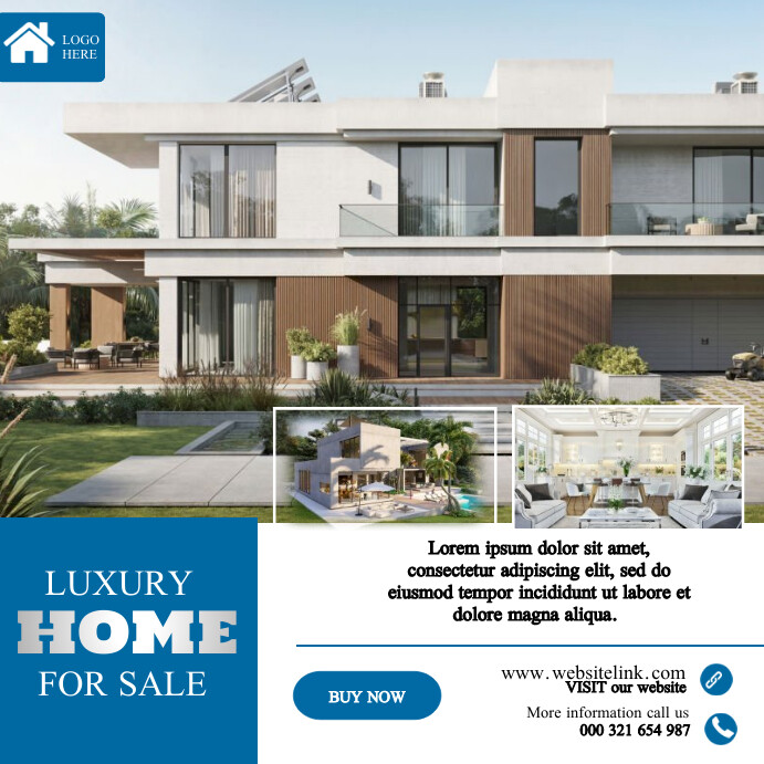 Luxury Home Ads Template | PosterMyWall