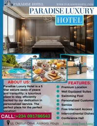 Hotel advert template | PosterMyWall