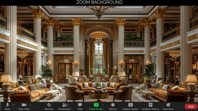 luxury living room background, zoom backgroun Template | PosterMyWall