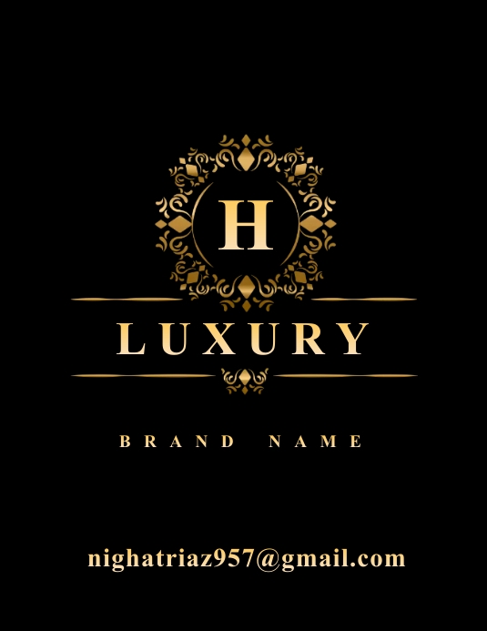 Luxury Logo Design, Luxury Label Logo Template | PosterMyWall