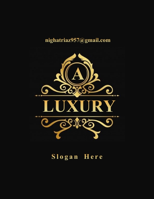 Desain Logo Mewah Templat | PosterMyWall