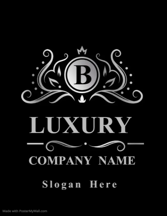 Luxury Logo Design Template | PosterMyWall