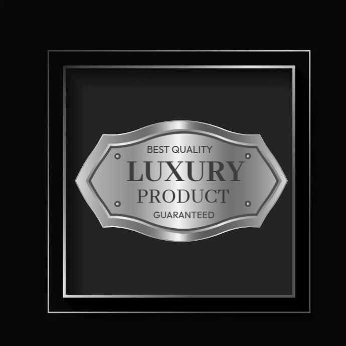 Luxury Logo Label Template | PosterMyWall
