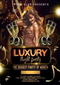 LUXURY NIGHT PARTY Template | PosterMyWall