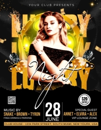 luxury-night-party Flyer Template | PosterMyWall