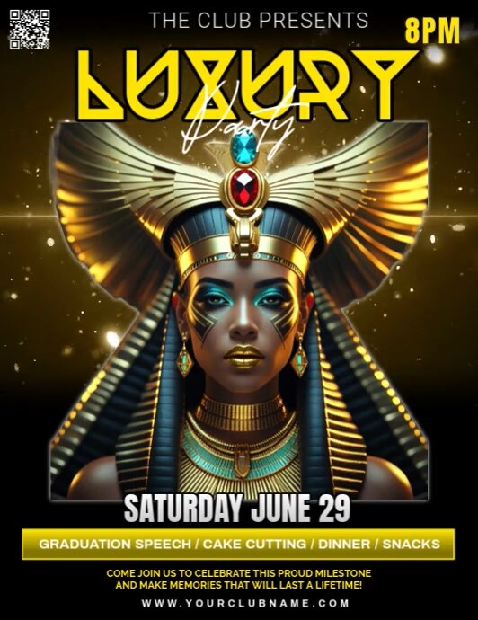 Luxury Party Flyer Template | PosterMyWall
