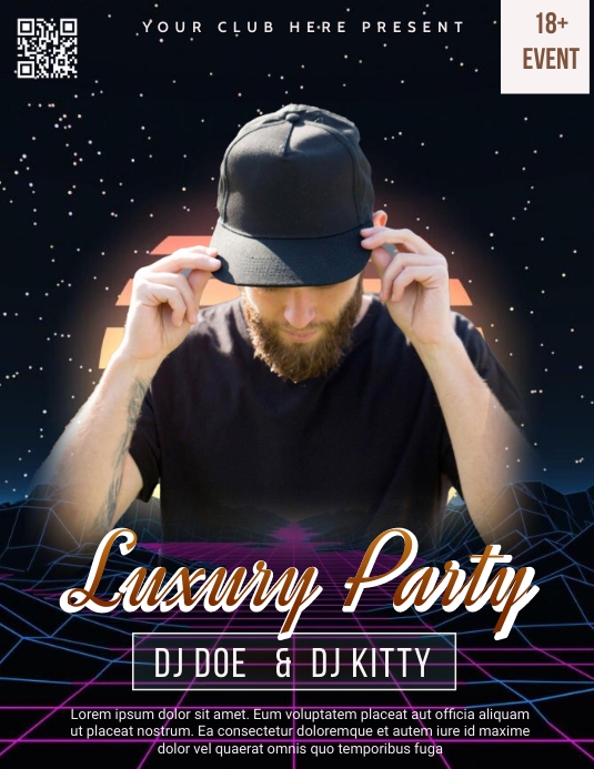 Luxury Party Poster Ads Template | PosterMyWall