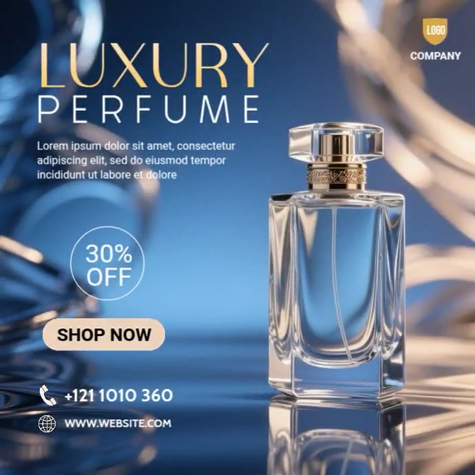 Copy of Luxury Perfume Banner ad | PosterMyWall