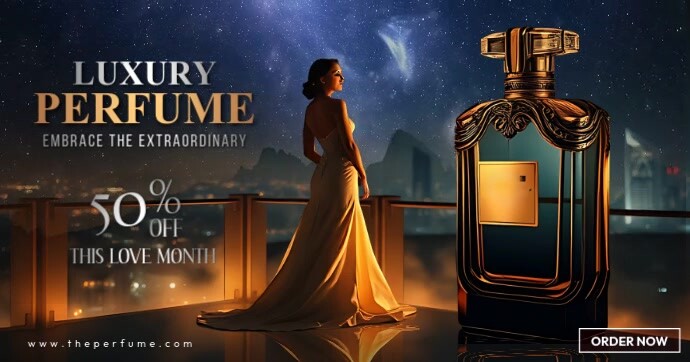 Luxury Perfume Discount Offer Template | PosterMyWall