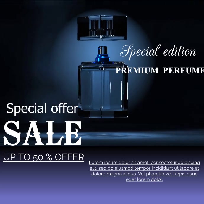 Luxury perfume video Template | PosterMyWall